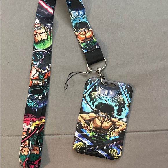 Accessories | Roronoa Zoro One Piece Anime Lanyard And Id Card Holder ...